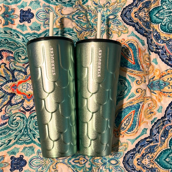 Starbucks | Other | 223 Starbucks Shimmery Scale Tumbler | Poshmark